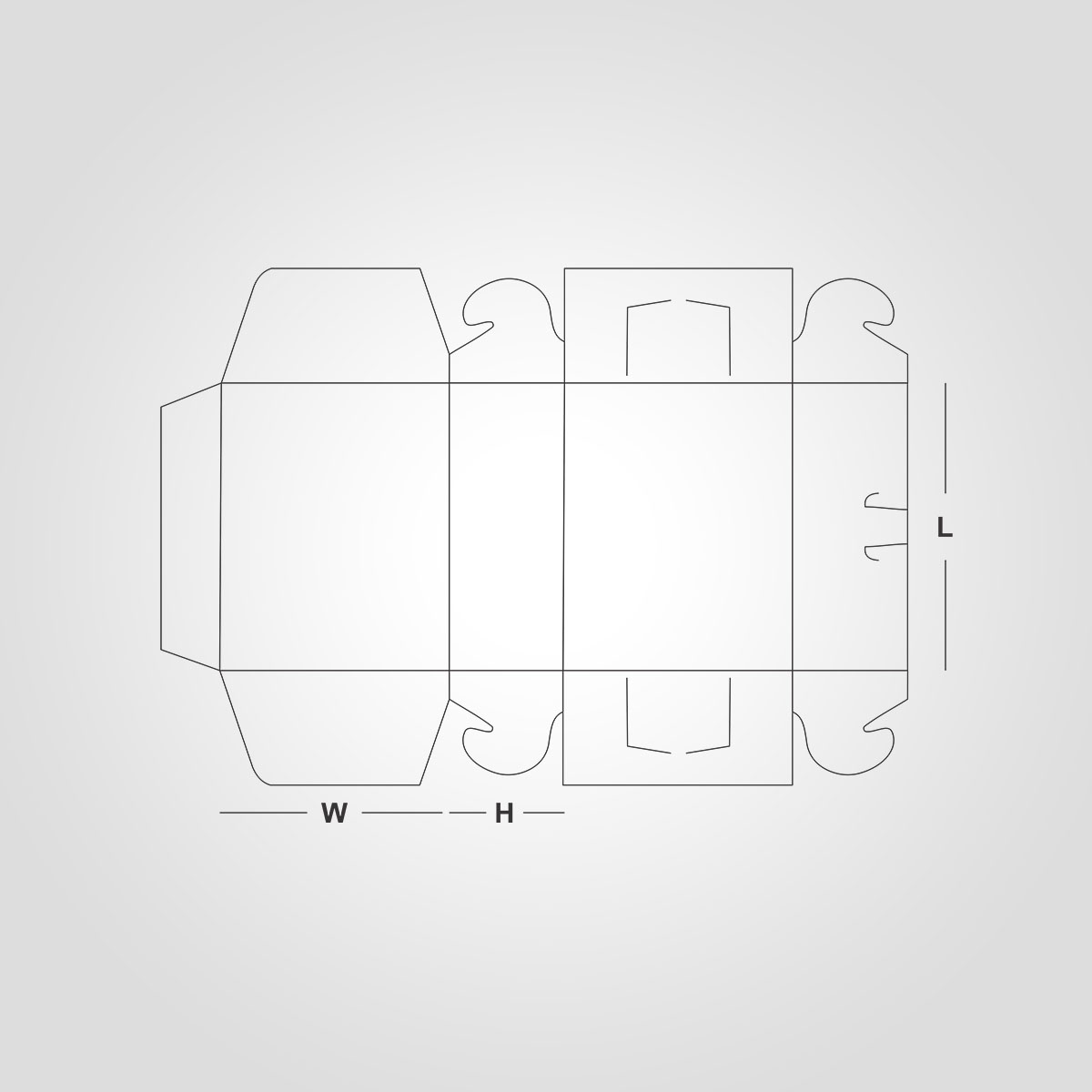 Custom Printed Side Lock Six Corner Boxes & Packaging