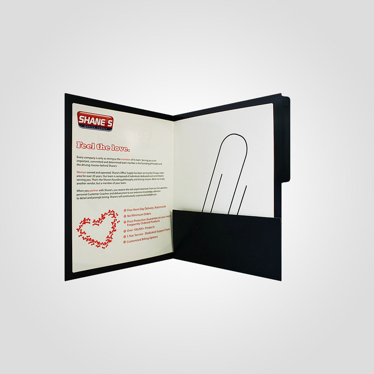 Custom Printed Legal Size Presentation Folders - DODO Packaging
